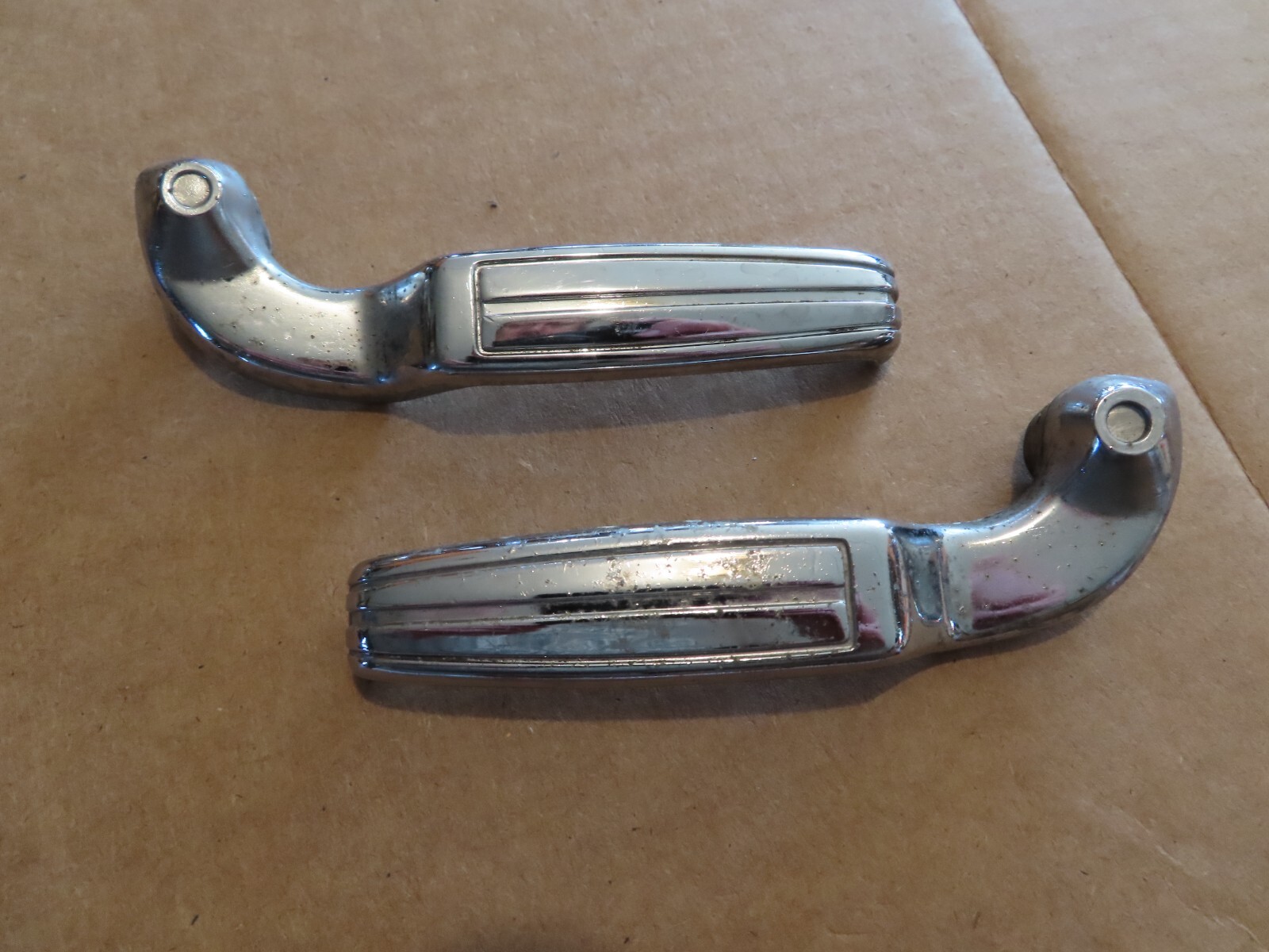 OEM GM 60s 70s INTERIOR CHROME DOOR HANDLE LEFT RIGHT CAMARO CHEVELLE ...