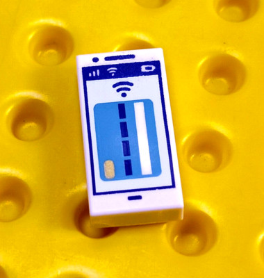 LEGO Credit Card Debit Cell Phone Payment SMARTPHONE WIFI Minifigure ...