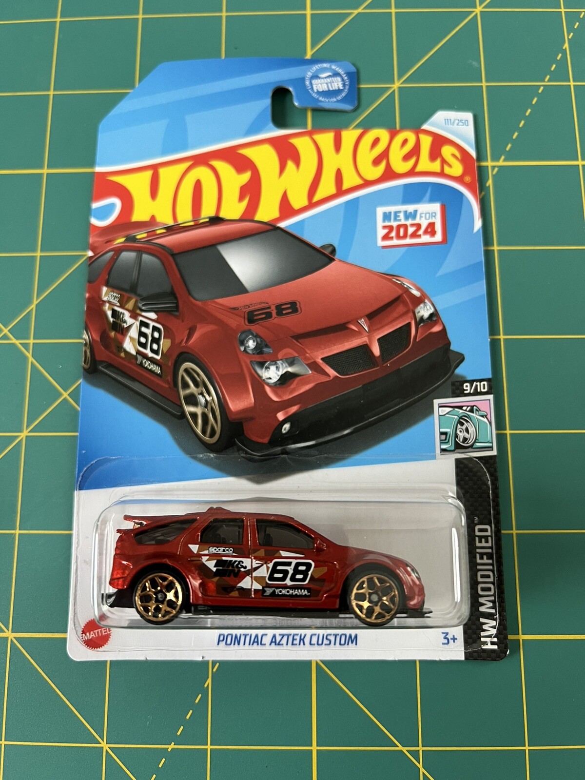 2024 HOT WHEELS PONTIAC AZTEC CUSTOM HW MODIFIED 9/10 RED NEW FOR 2024 ...