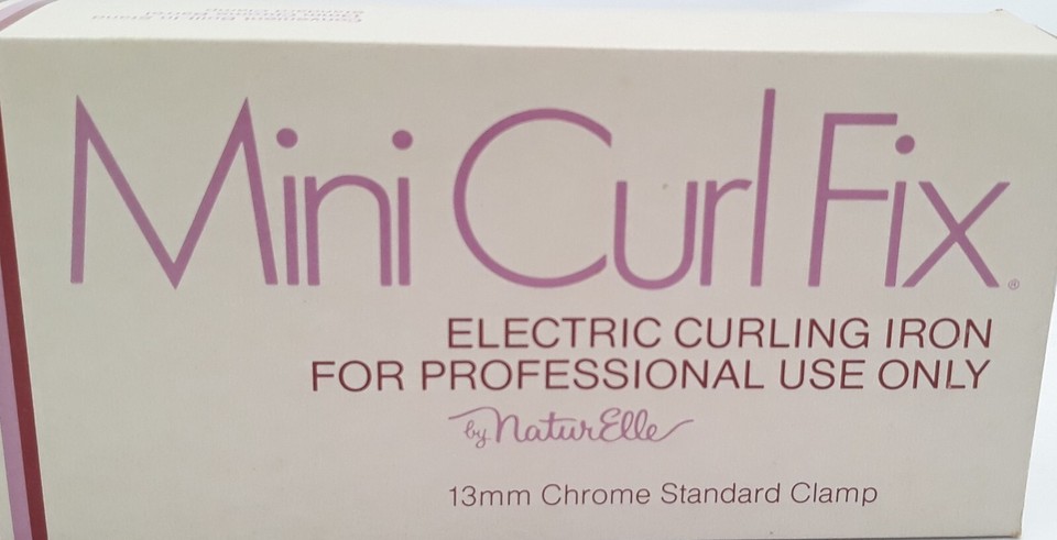 NaturElle MIni Curl Fix Standard Clamp 1/2"Curling Iron For ...