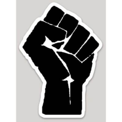 Black Lives Matter 3.5x5 Inch Raised Fist Vinyl Bumper Sticker Decal | eBay