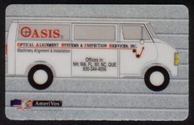 Oasis Machinery Alignment & Installation Services PROOF Phone Card | eBay