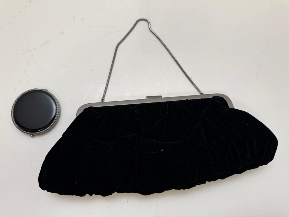 MARY KAY Small Evening Bag Velvet Purse Clutch Convertible Handbag with ...