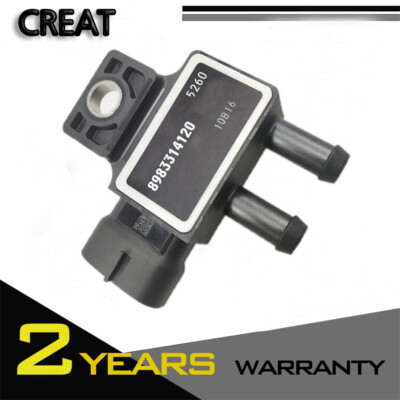 Exhaust DPF Differential Pressure Sensor For Isuzu D-MAX DAMX MUX ...