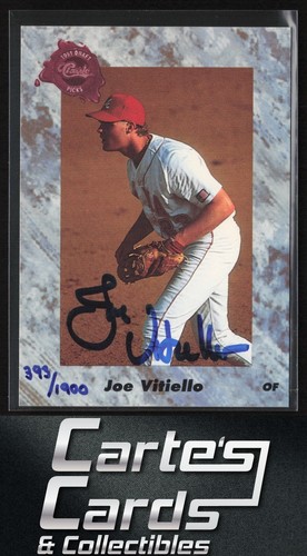 Joe Vitiello 1991 Classic Four Sport #NNO Autographs Kansas City Royals ...
