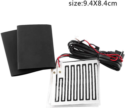 ATV Hand Warmers,Handlebar Heater + Heated Grip Pads 12V Winter ...