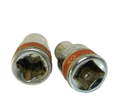 KT Pro Tools '2 - 1/2 in. Drive 6 Point Chrome Shallow Sockets 9/16 and ...