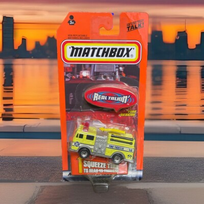 🆕1998 Matchbox Real Talkin’ Fire Rescue Truck🚨Light/Sound Don’t Work ...