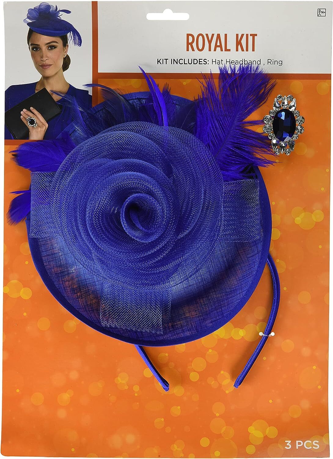 Royal Kit Blue Family Celebrity Fancy Dress Up Halloween Adult Costume ...