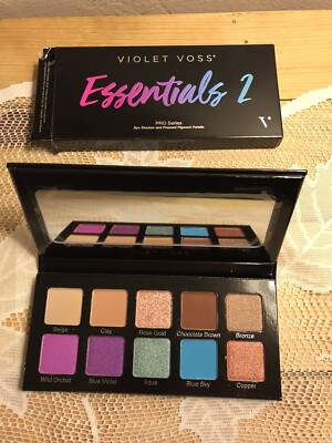 VIOLET VOSS 💜 ESSENTIALS 2 ProSeries Eyeshadow Palette ~ 10 Shades | eBay