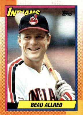 1990 Topps Major League Debut 1989 #2 Beau Allred - Cleveland Indians ...