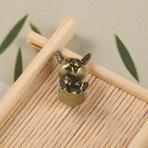 Solid Brass Cartoon Mouse Figurine Small Statue Home Ornament ...