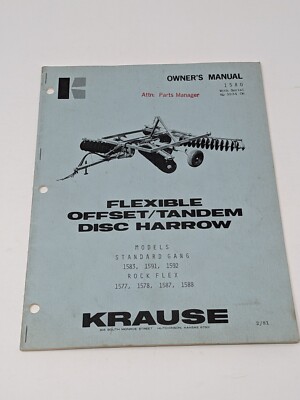Manuals & Books - Krause