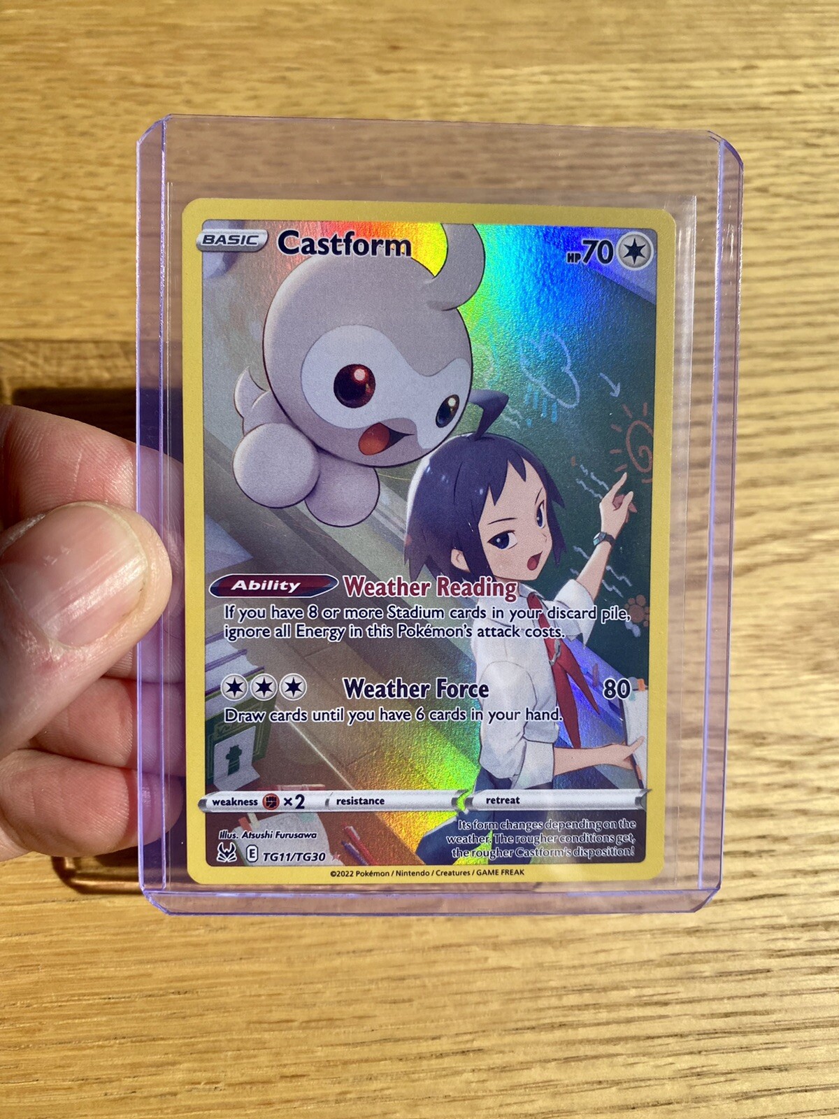 Pokémon TCG Castform Lost Origin Trainer Gallery TG11/TG30 Holo | eBay