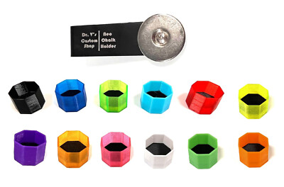Dr. V's Magnetic Octagon Chalk Holder - Fits Taom/Predator 1080 Chalk ...