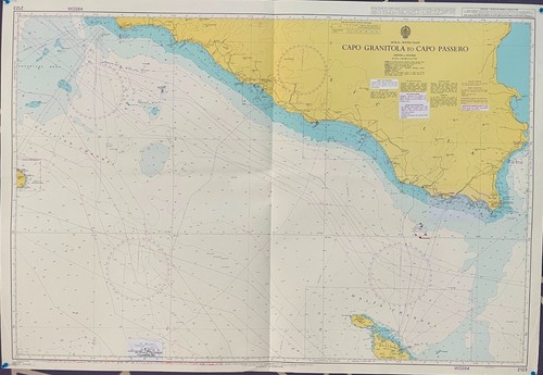 Admiralty 2123 SICILIA SOUTH COAST CAPO GRANITOLA TO CAPO PASSERO MAP ...