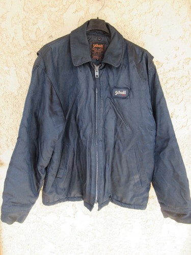Blouson Bombers SCHOTT N.Y.C jacket security type : 978-31 bleu nuit M ...