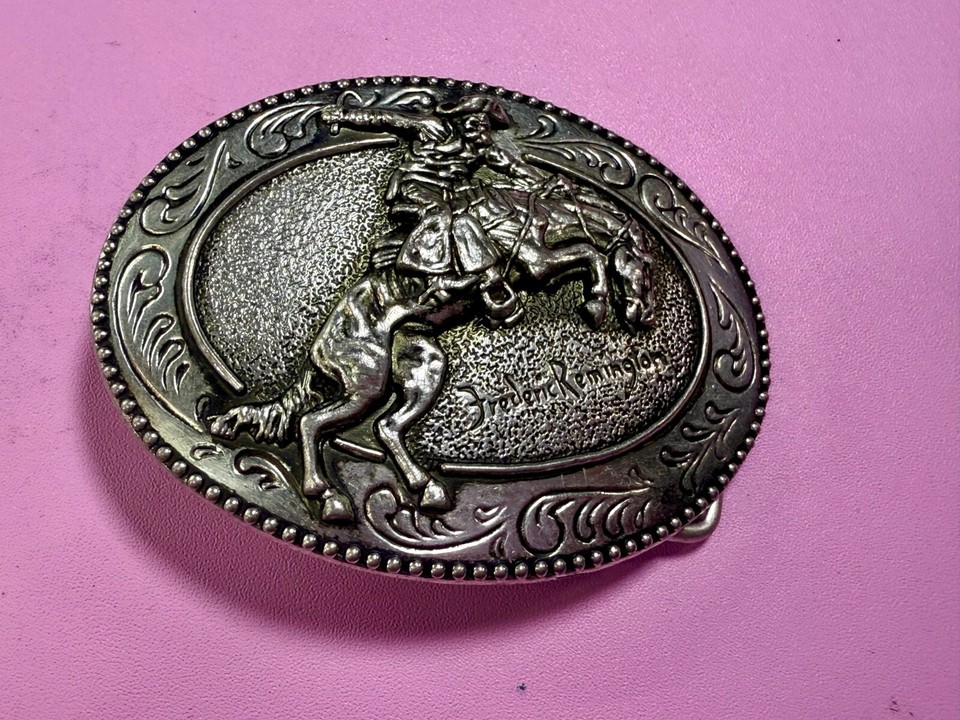 Frederick Remington Art Museum The Broncho Buster American Artist Belt ...
