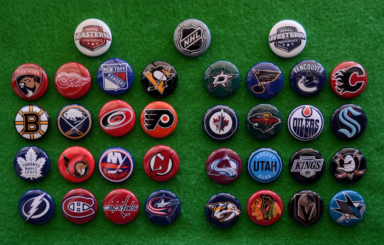 NHL Team Magnets All 32 Teams - 1 1/2" (Set of 35 Magnets) | eBay