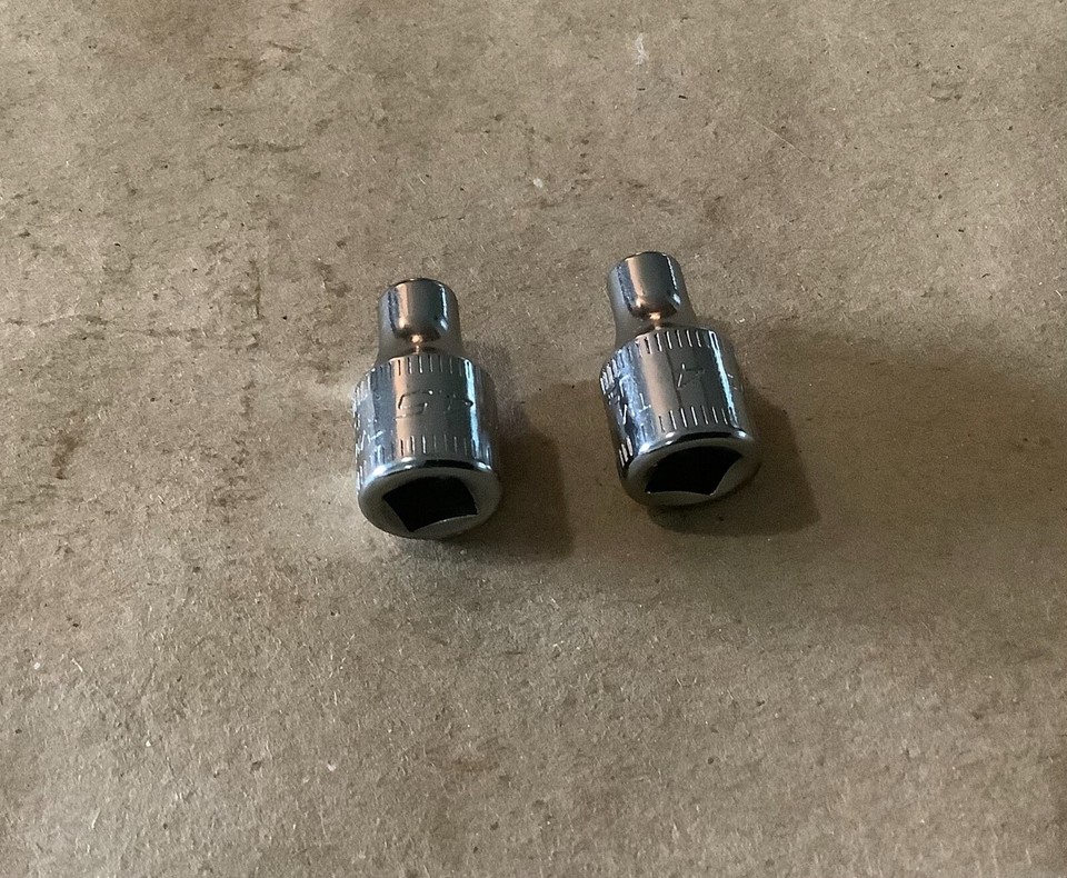 New Snap-on™ 1/4" drive 4 mm & 4.5 mm TMM4 TMM4.5 Shallow 6-point add ...