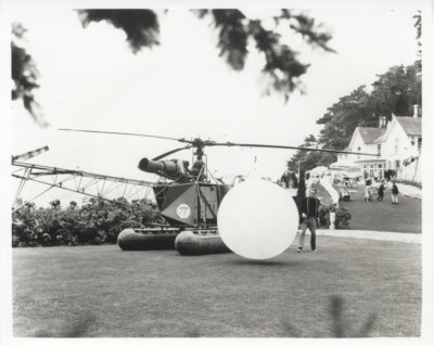 The Prisoner Patrick McGoohan Alouette II helicopter Rover Vintage 8x10 ...