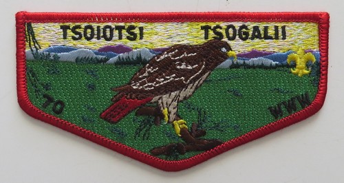 Tsoiotsi Tsogalii Lodge 70 Old North State NC S1 First Flap Red Bdr ...