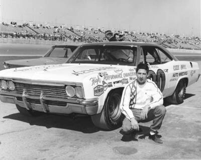 Bob Pickell & His Modified Stock Car 1967 Nascar Motor Racing Old Photo ...
