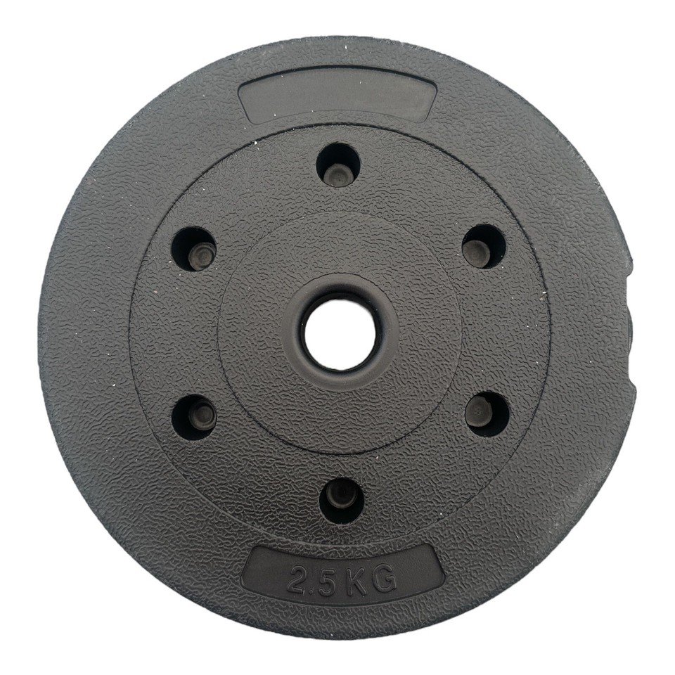 10kg Weight Plates 1 inch Vinyl Dumbbell Plates Barbell Weight Set Gym ...