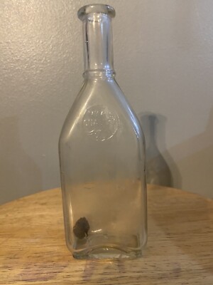 Vintage NYAL QUALITY Clear Glass Bottle COLLECTIBLE RARE | eBay