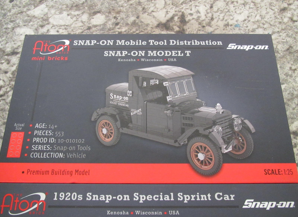 New Snap-on Tools / Atom Mini Bricks 1920s Special Sprint Car / Model T ...