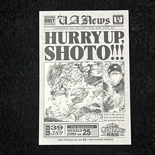 My Hero Academia Original Art Exhibition Admission Bonus Todoroki Shoto Dabi Sti | eBay