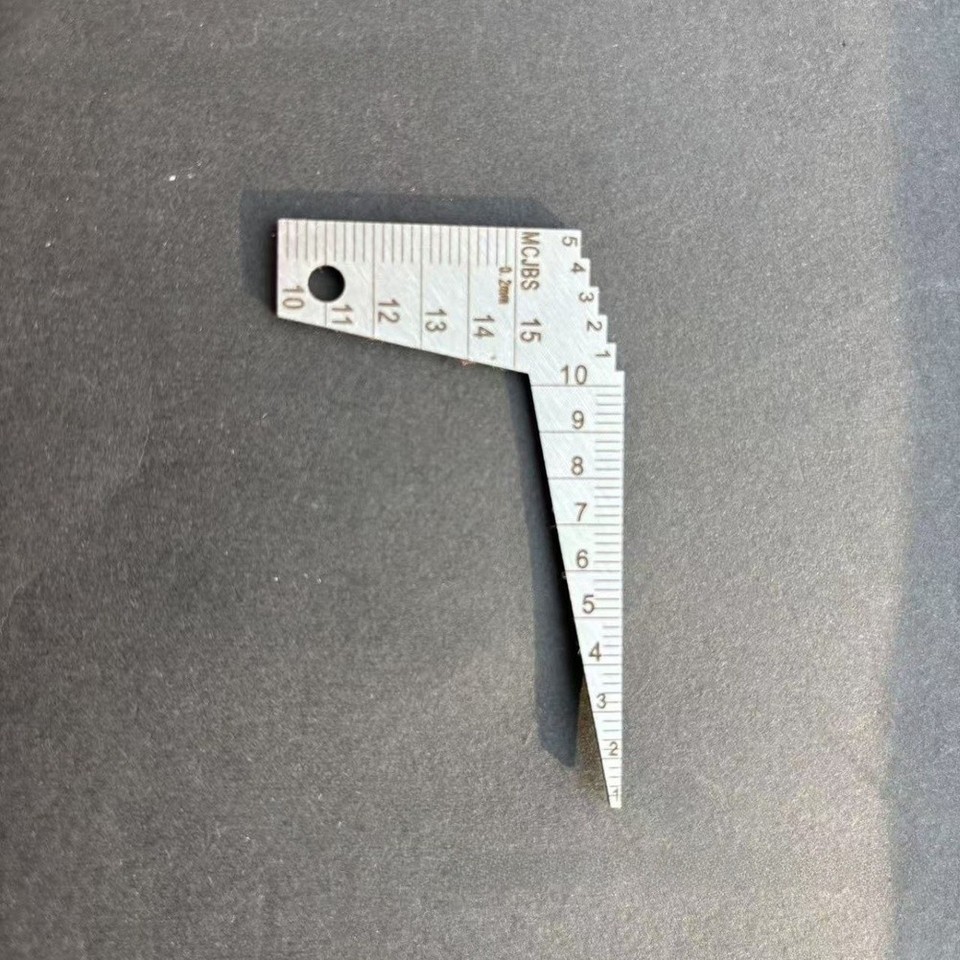 0 15mm Stainless Steel Feeler Gauge with 0.2mm Graduations for ...