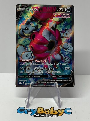 Pokemon Hoopa V 253/264 Fusion Strike Sword & Shield FULL ART | eBay