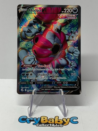 Pokemon Hoopa V 253/264 Fusion Strike Sword & Shield FULL ART | eBay