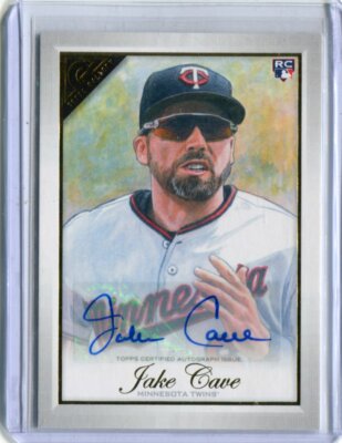 2019 Topps Gallery - JAKE CAVE - Autograph Rookie Card - TWINS | eBay