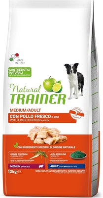 Natural Trainer Medium Adult Dog Food with Chicken - 12 kg | eBay