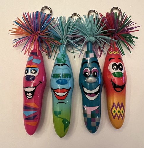 4 Geometric Kooky Klicker Pens from Krew 23 Max, Paloma (Earth ...