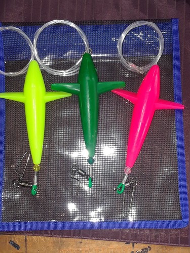 3 Pack Asst #4 Rigged Trolling Bird Teaser FISHING LURE Saltwater. | eBay