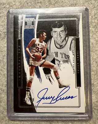 2021-22 PANINI IMPECCABLE JERRY LUCAS IMMORTAL INK AUTO AUTOGRAPH 32/49 ...