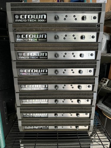 1 PCS Crown Macro-Tech 5000i 2Ch Power Amplifier Working EXCELLENT | eBay