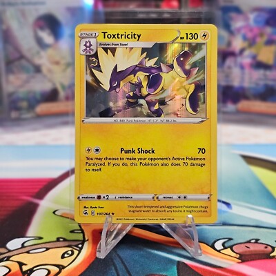 Toxtricity - 107/264 - Fusion Strike - Pokemon TCG - Holo Rare - NM | eBay