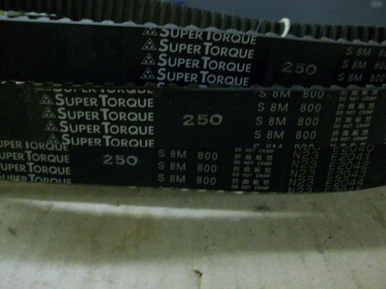 250 S8M 800 SUPER TORQUE TIMMING BELT | eBay