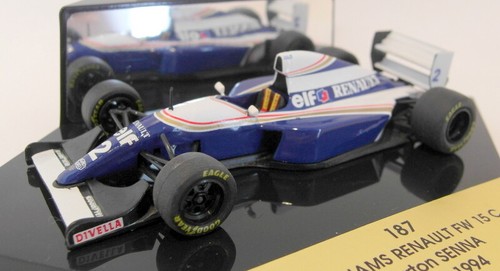 Onyx 1/43 Scale Diecast - 187 Williams Renault FW 15C Ayrton Senna Test ...