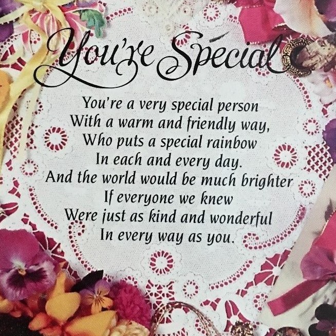 You Are A Very Special Person