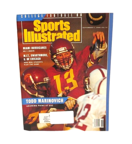 Sports Illustrated September 3 1990 Todd Marinovich USC College ...