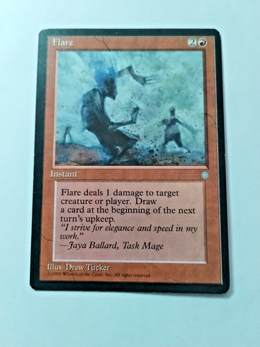 MTG Flare Ice Age Regular Common - Some Corner Wear - See pics | eBay