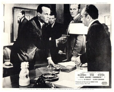 Odds Against Tomorrow Original Lobby Card Lew Gallo Harry Belafonte ...