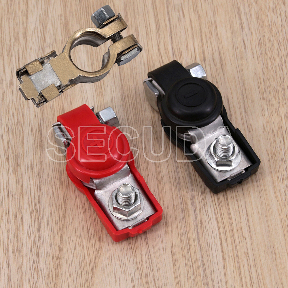 2Pcs Battery Clamps Quick Release Battery Terminal Clamps Caravan Car ...