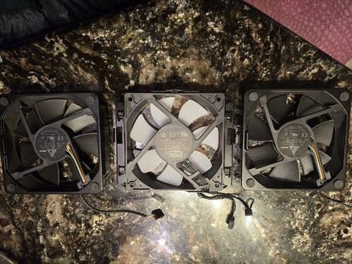 OEM Genuine Dell Alienware Aurora R15 RGB(1)/ ( 3) Fan Set W/ Brackets ...