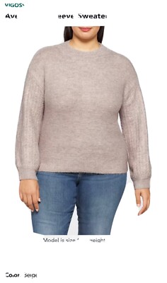*VIGOSS Avery Long Sleeve Sweater 3x | eBay